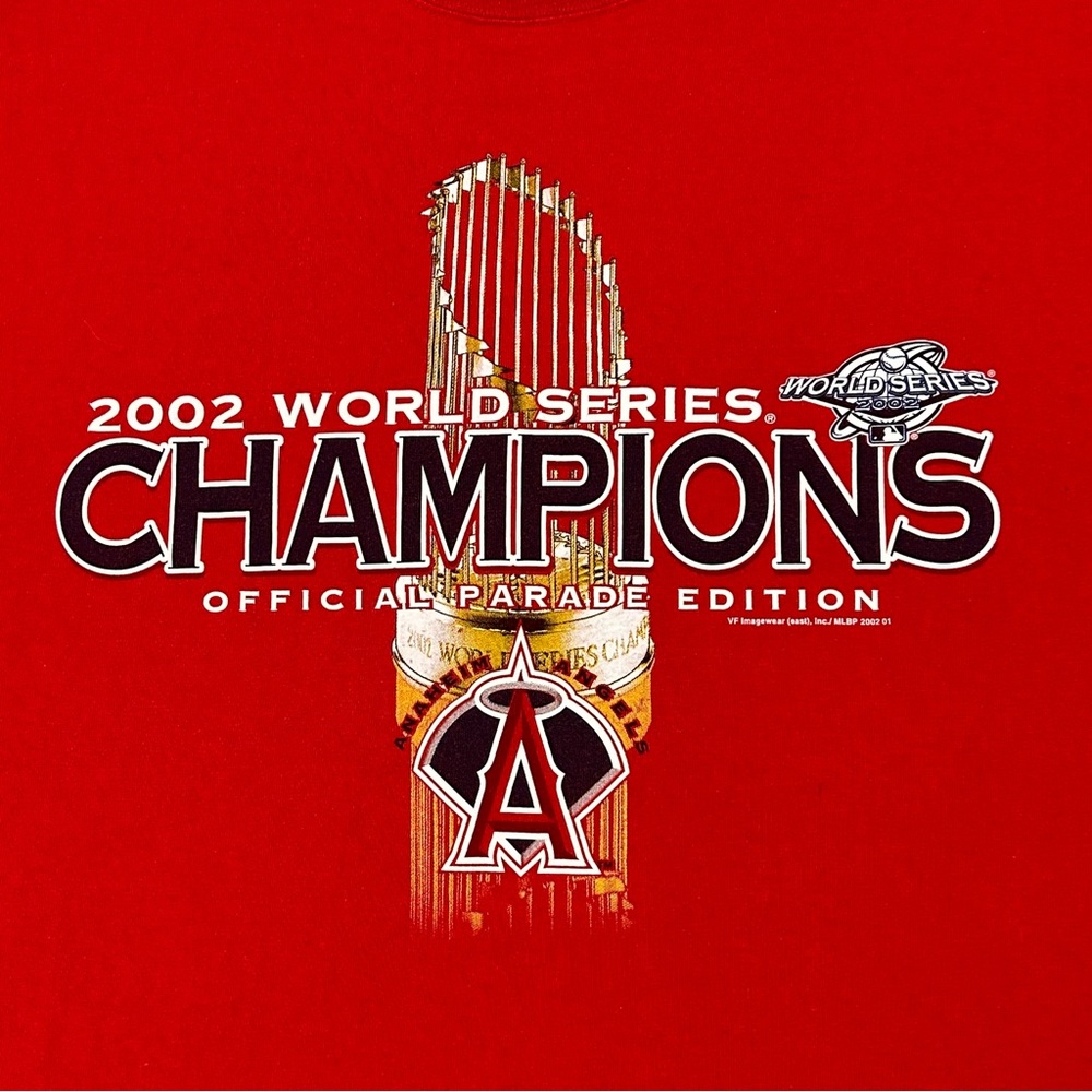 Vintage 2002 Anaheim La Angels World Series Champions… - Gem